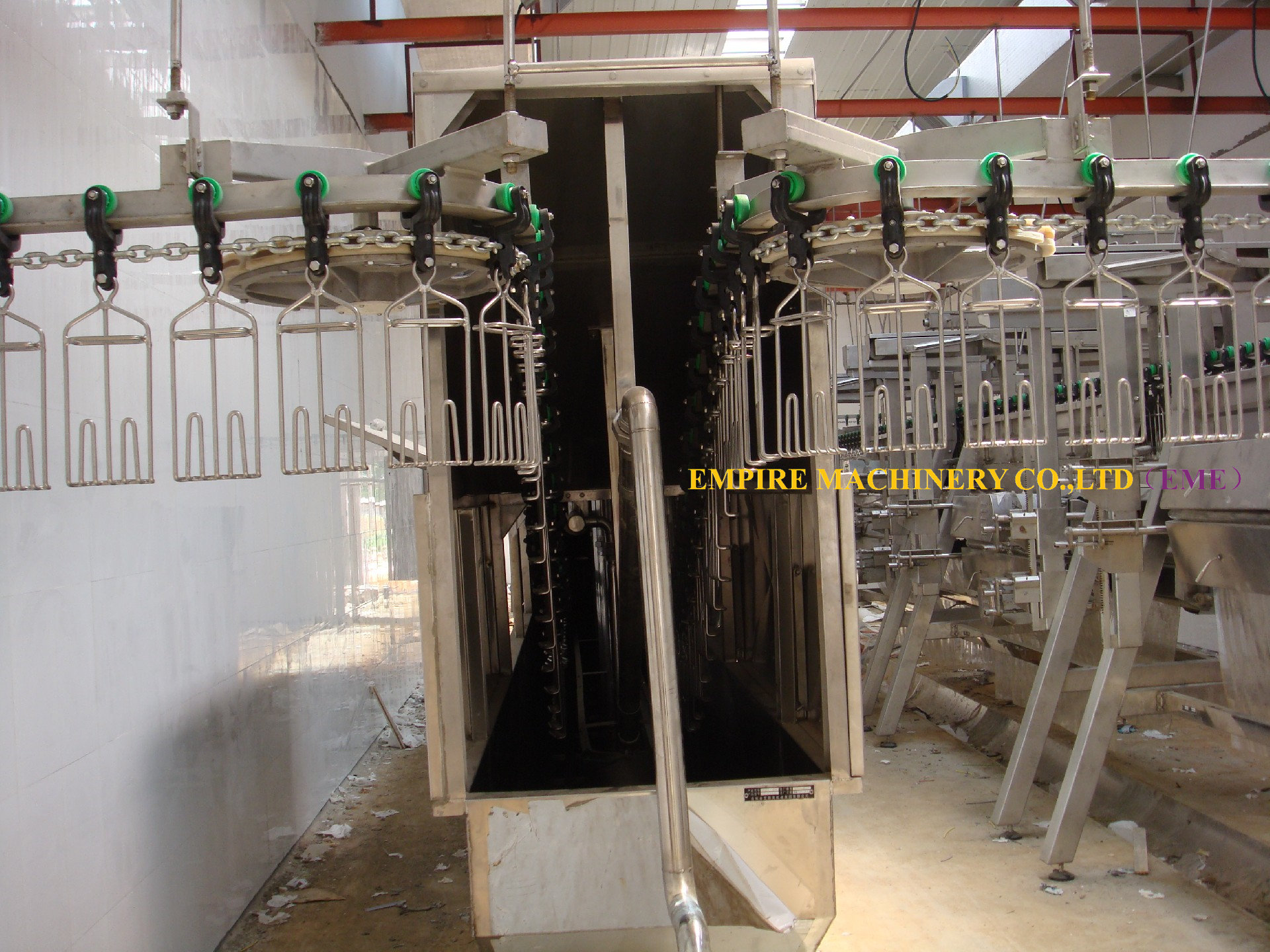 Closed type carcass scalding machine for poultry slaughtering machine ...